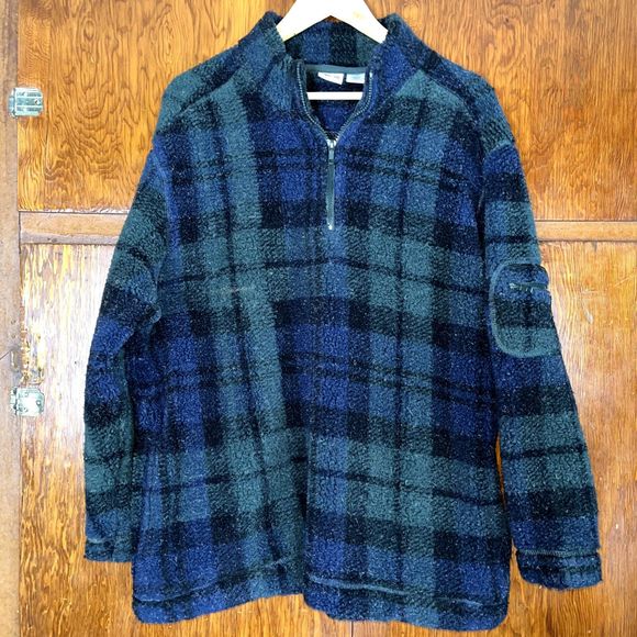 Cherokee | Jackets & Coats | Cherokee Womens M Oversized Flannel Teddy ...